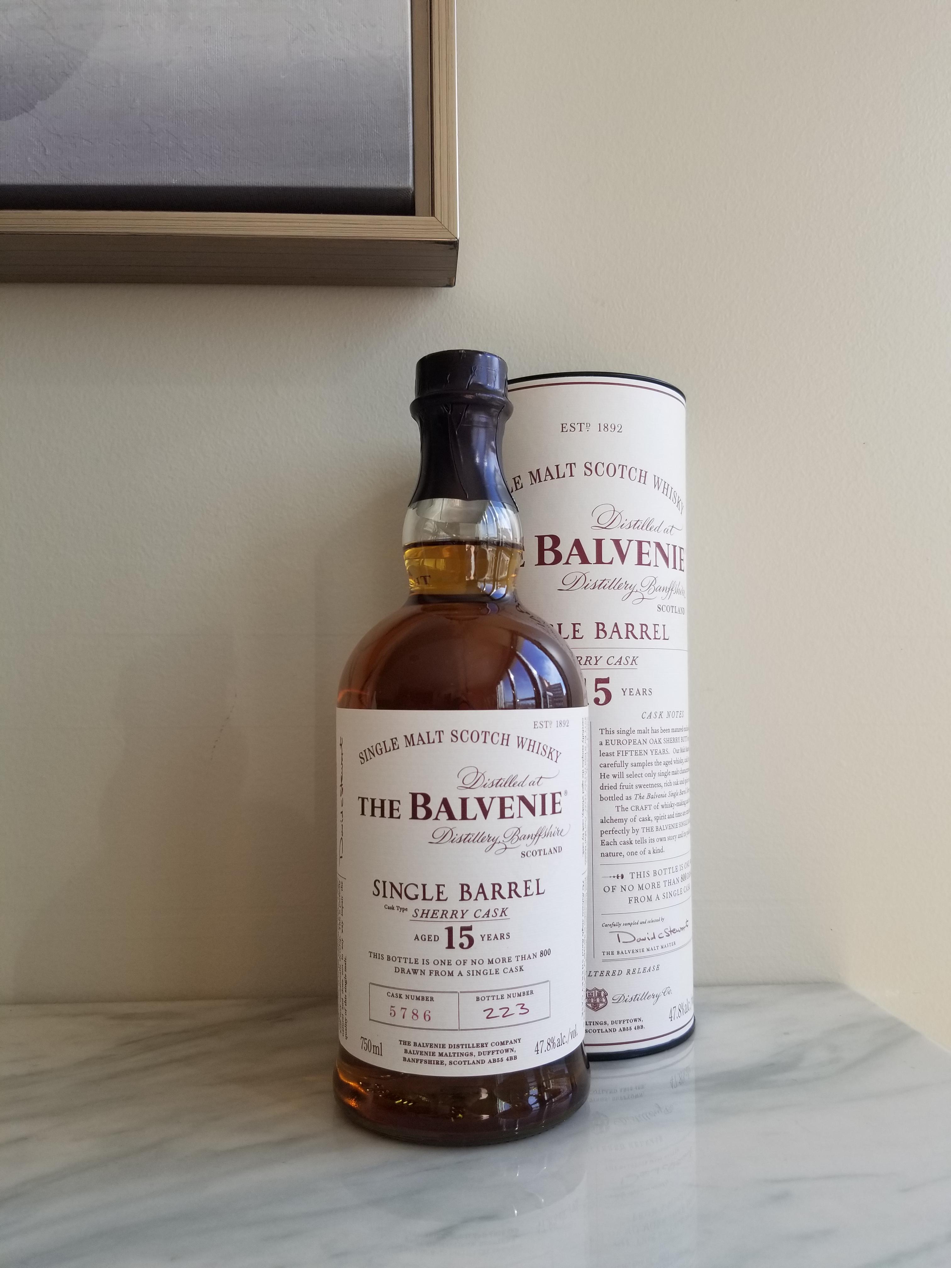 Balvenie 15 Year Single Barrel Sherry Cask – Scotch & Sheen