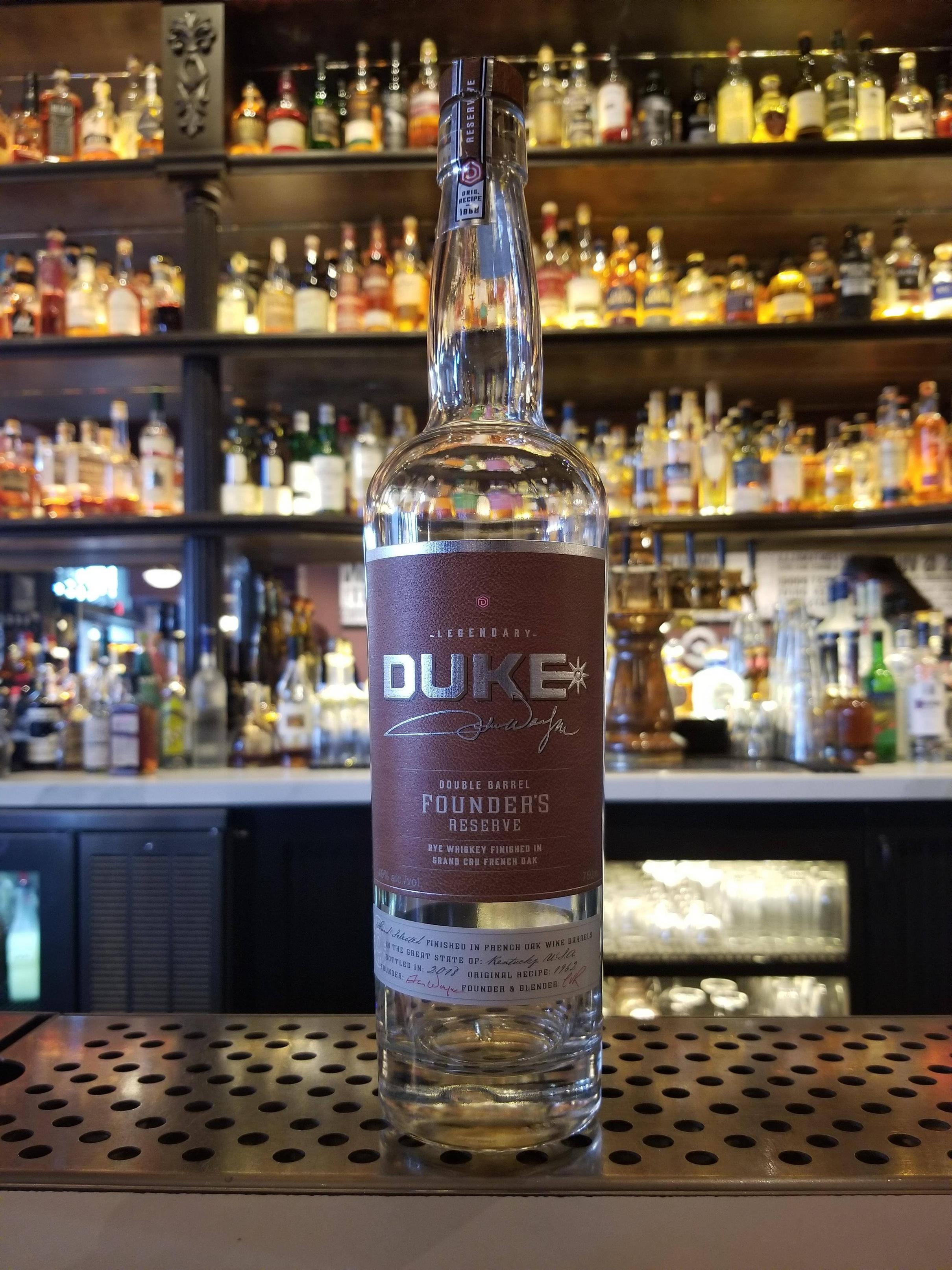 Duke Grand Cru Founders Reserve Double Barrel Rye – Scotch & Sheen